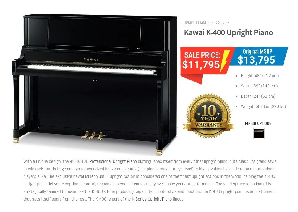 Kawai Piano Prices