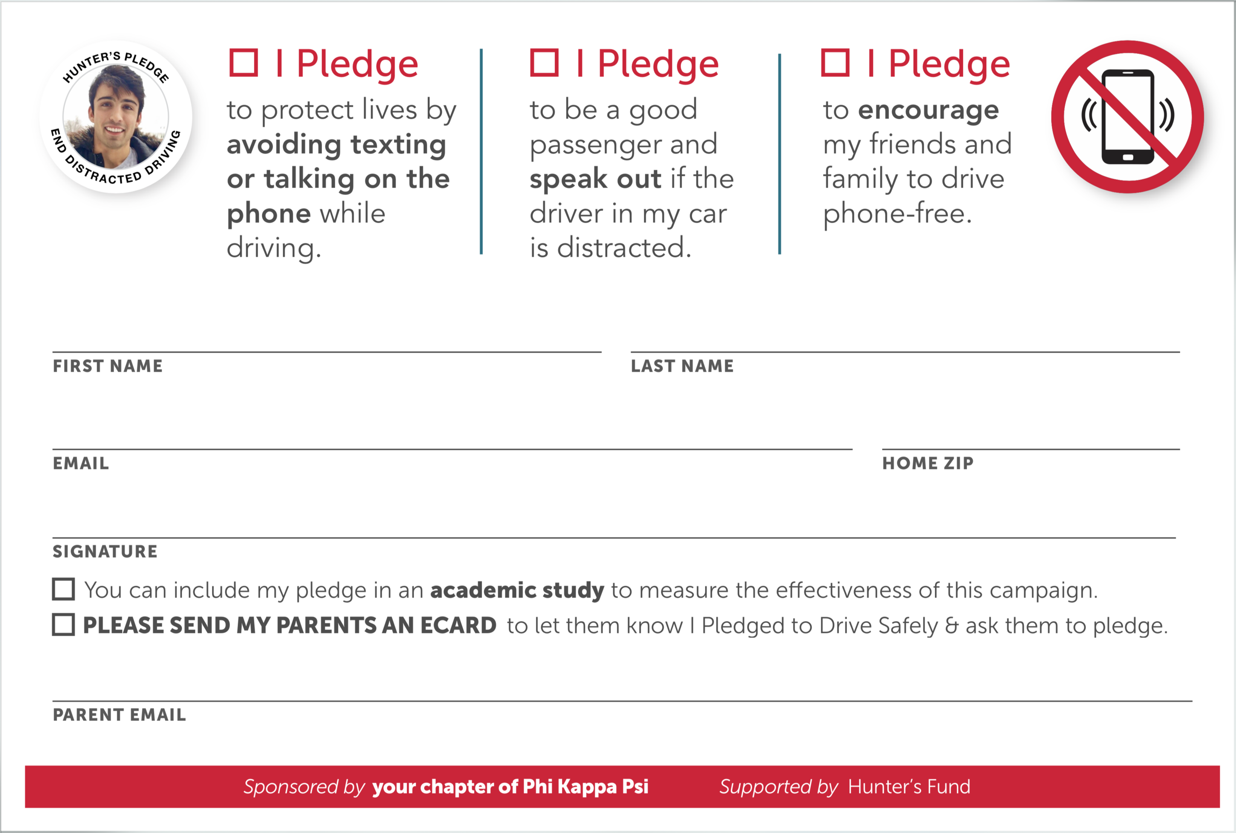What is Distracted driving — Hunter's Fund