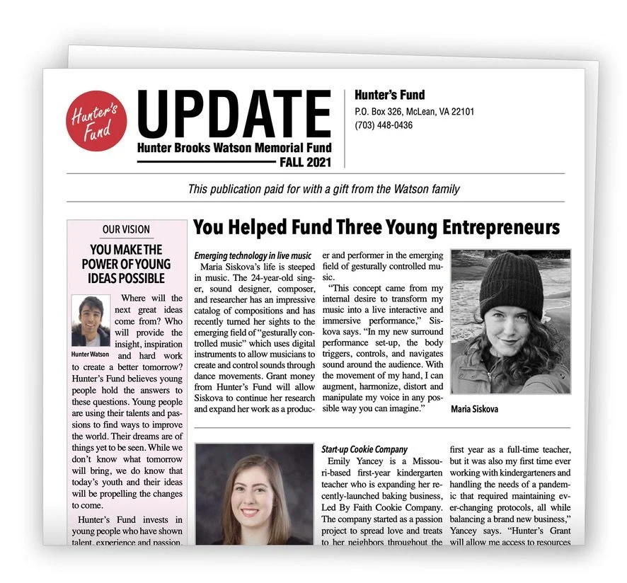 Funding For - A Program of Hunter Watson Memorial Fund