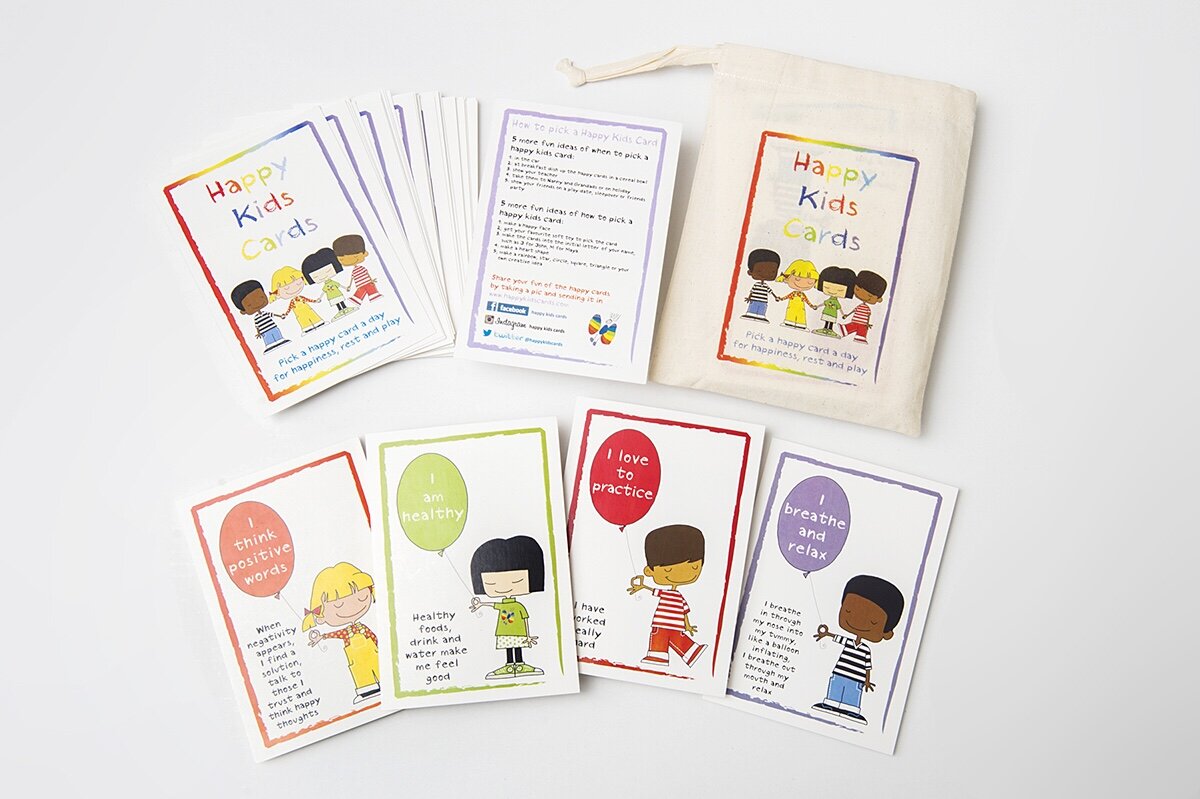 Happy kids cards — Mindfulness Pilates