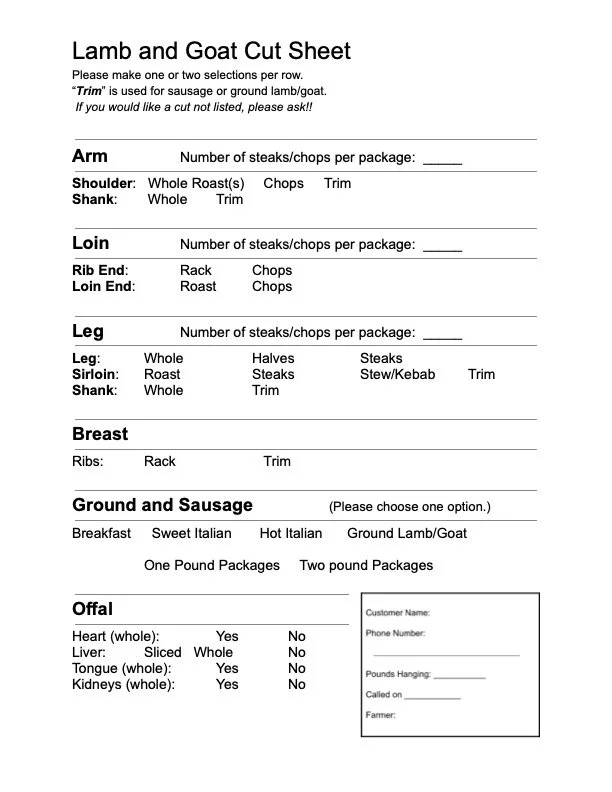 Butchering — Nomad Slaughtering