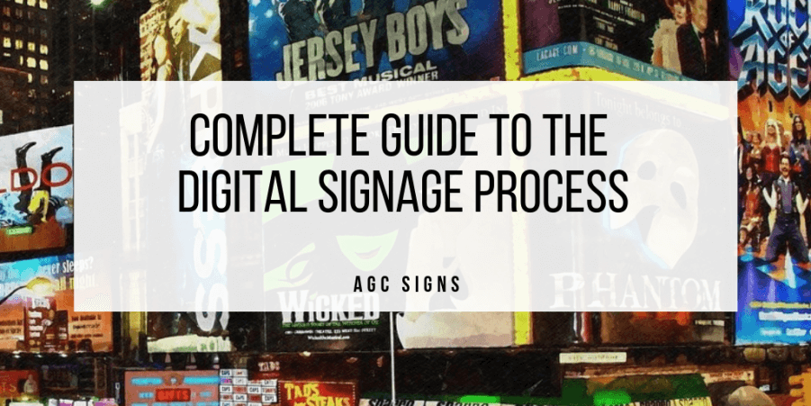 Complete Guide to the Digital Signage Process