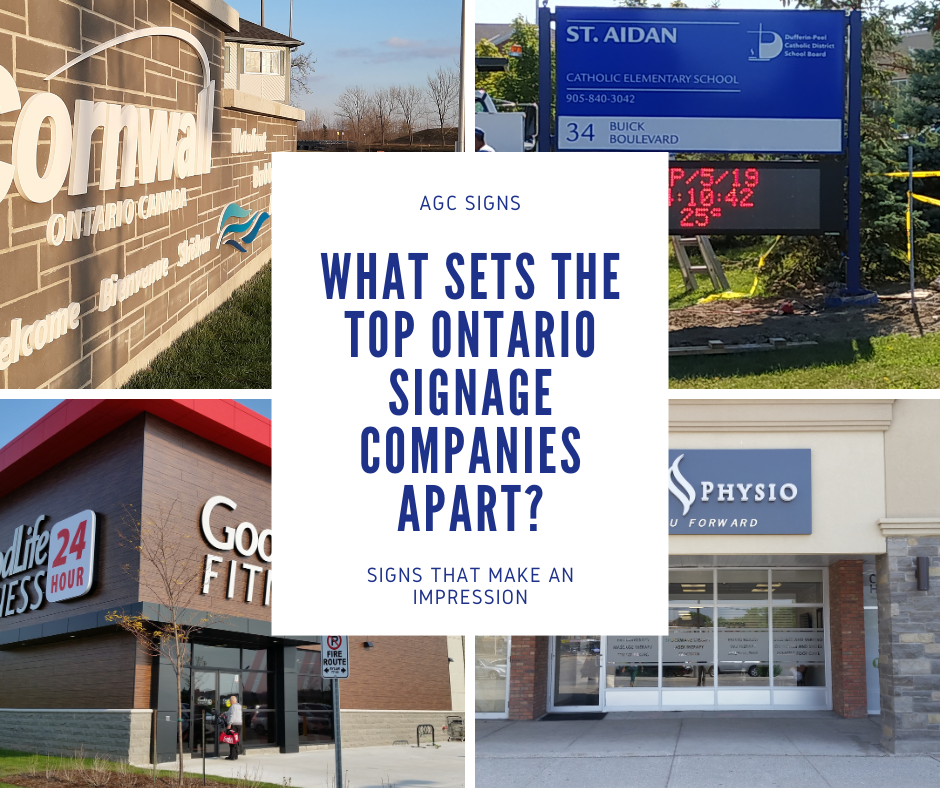 What Sets the Top Ontario Signage Companies Apart