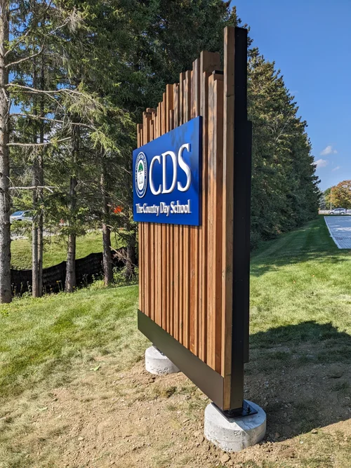 Design Spotlight: CDS Mixed Material Sign