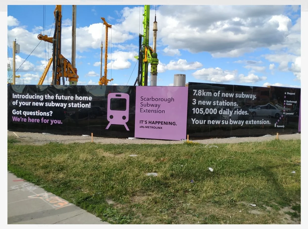 How to Use Hoarding Walls to Promote Your Project - AGC SIgns