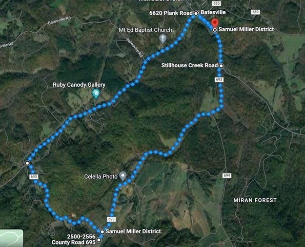 Batesville Day 10K Race Map — Batesville Community Club (Batesville ...