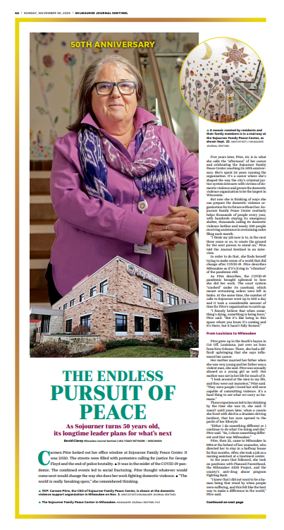 The Endless Pursuit of Peace — Sojourner