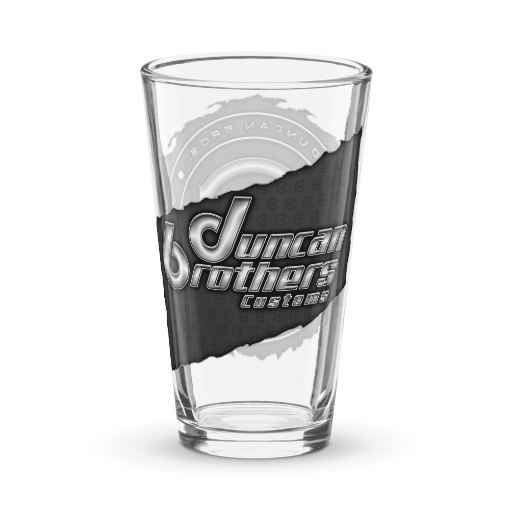 Pint Glass Frankenboss Movie Poster — Duncan Brothers Customs