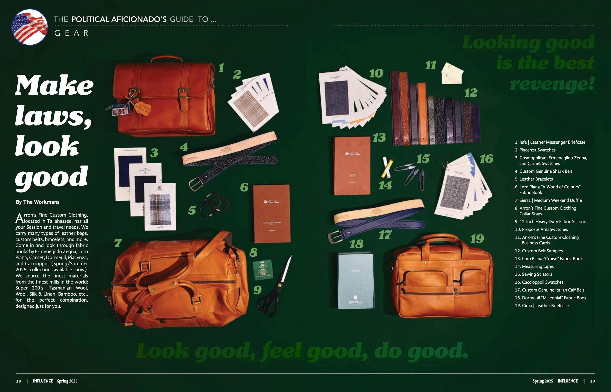 The Political Aficionado's Guide to Gear // INFLUENCE Magazine — THE ...