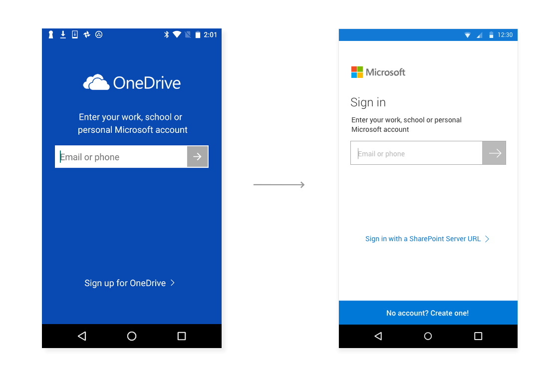 OneDrive Mobile First Run Experience — Sari Jack Art