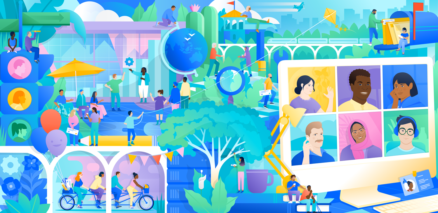 Atlassian People Illustrations — Sari Jack Art
