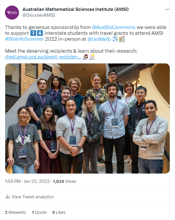 Event support — Australian BioCommons