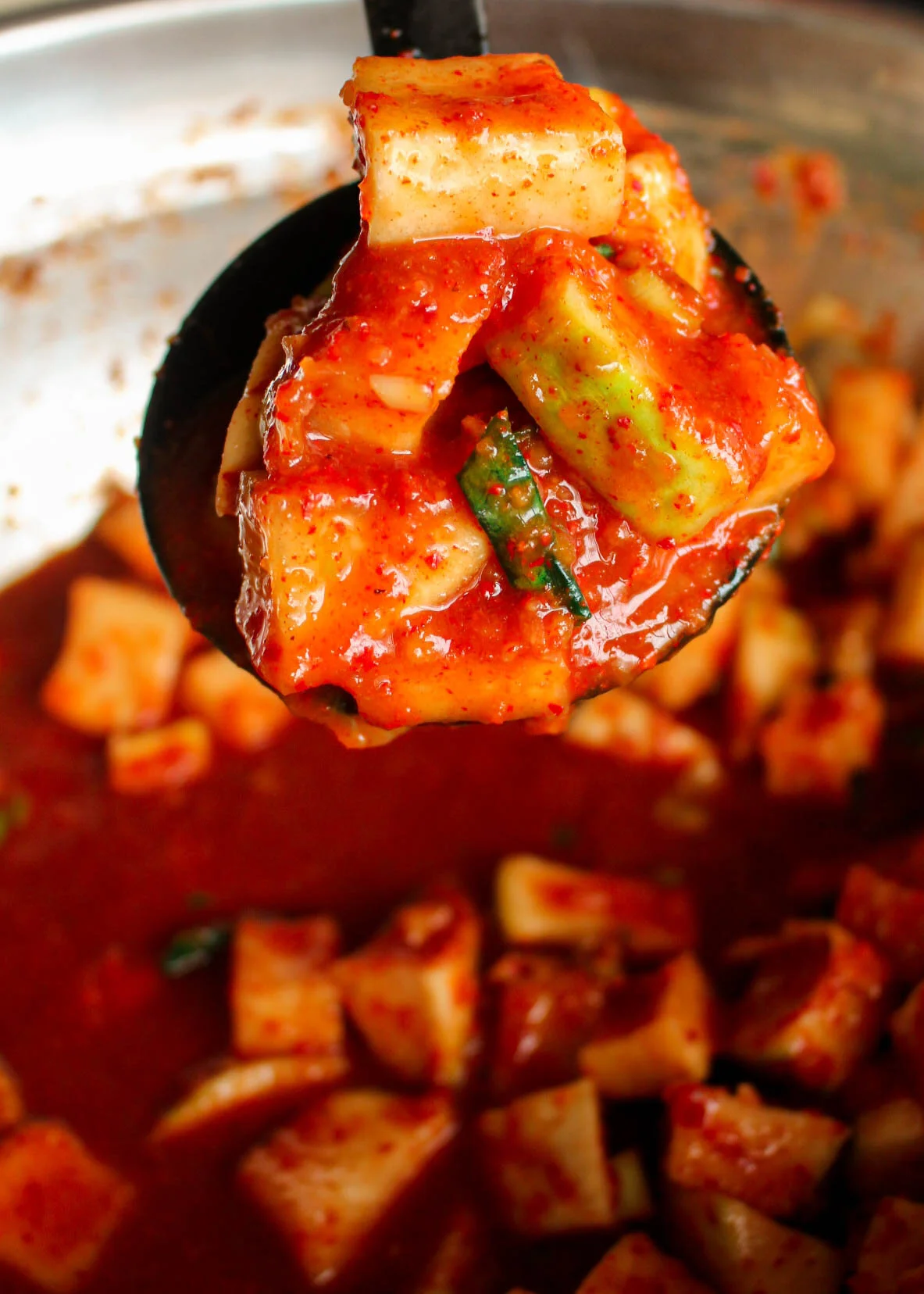 Mom's Authentic Radish Kimchi Recipe (Kkakdugi) | 깍두기 — ahnest kitchen