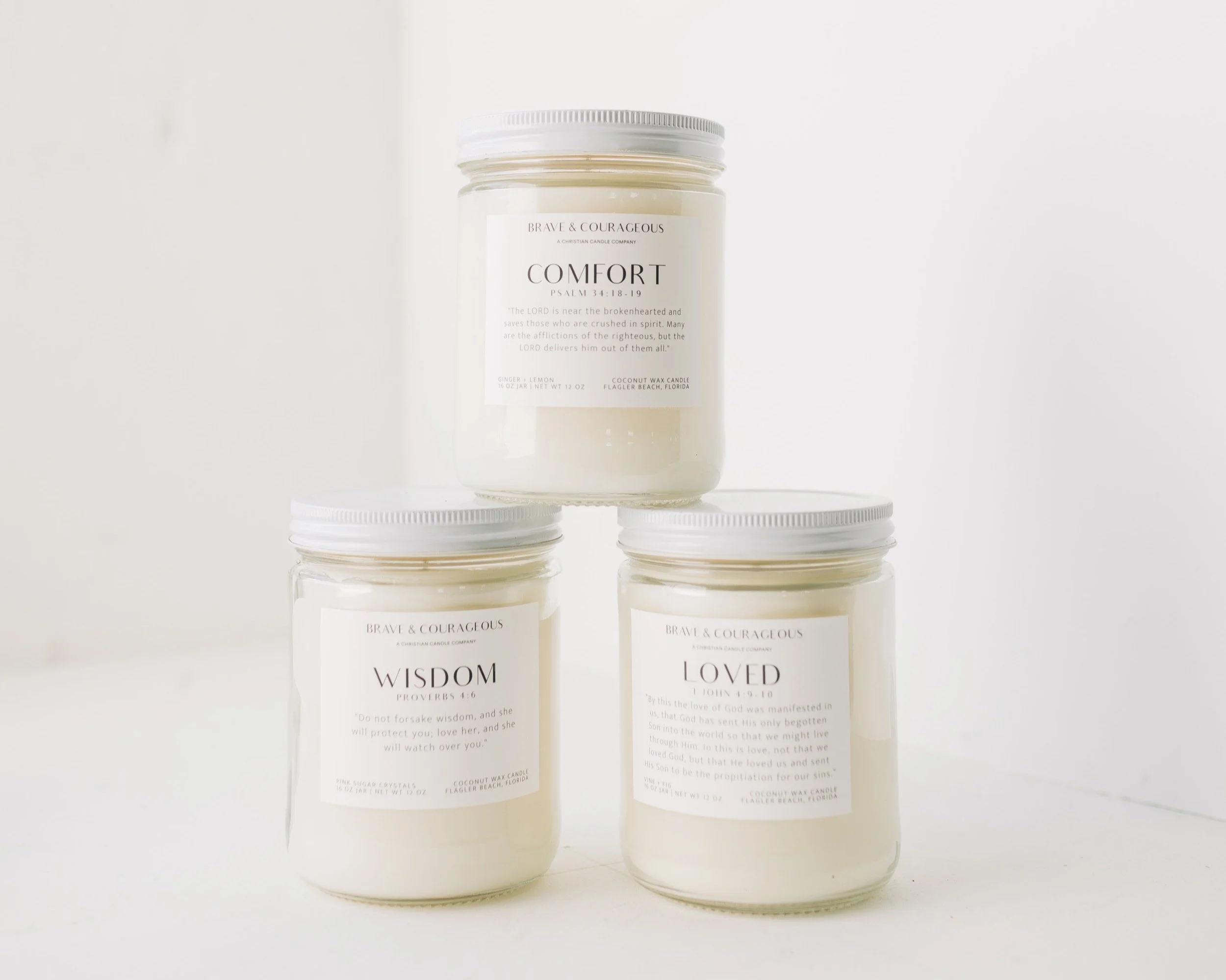Christian Candles by Brave and Courageous- A Christian Candle Company ...