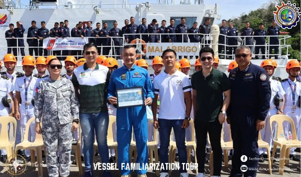 SCMBT College Students Explore BRP Malabrigo in Vessel Familiarization ...