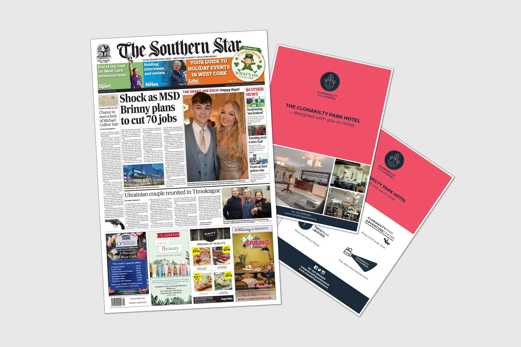 Creative Newspaper Ads Layout