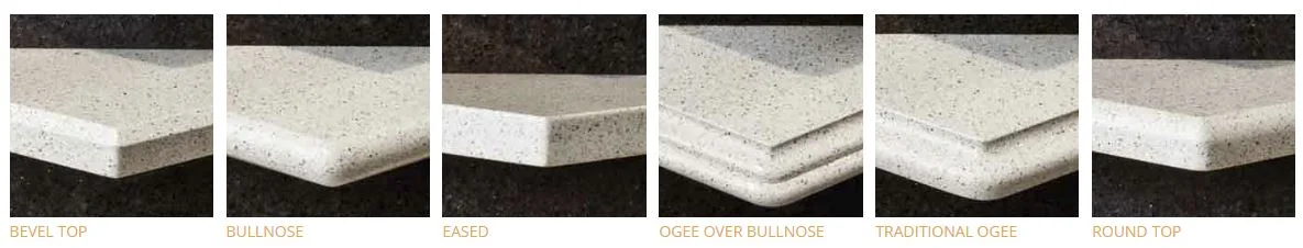 Quartz Decorative Edges — PF Custom Countertops