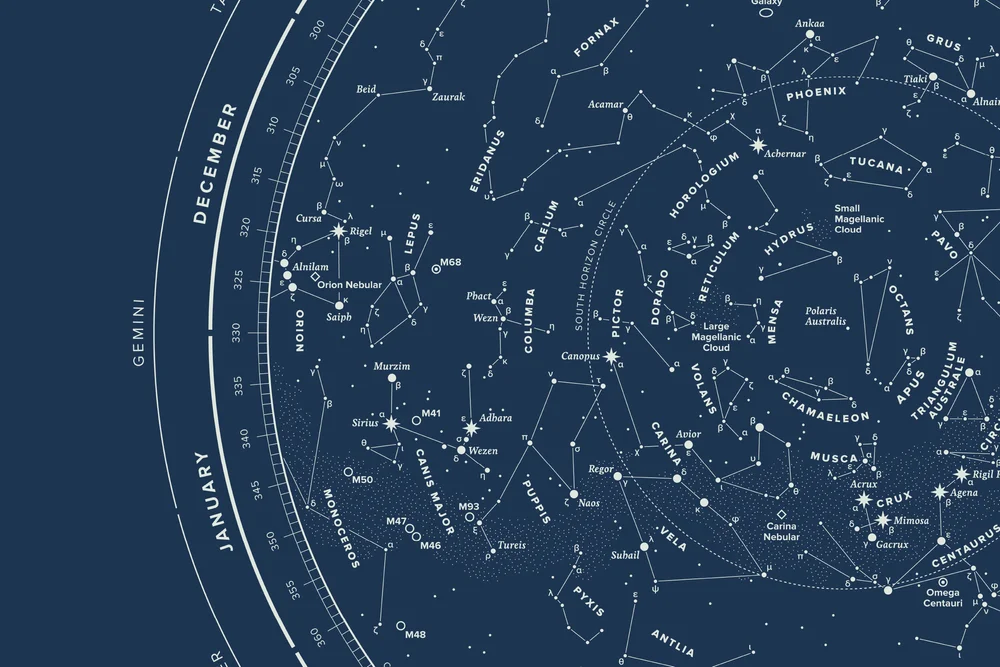 Sky Chart Maps — Jonathan Martin Designs