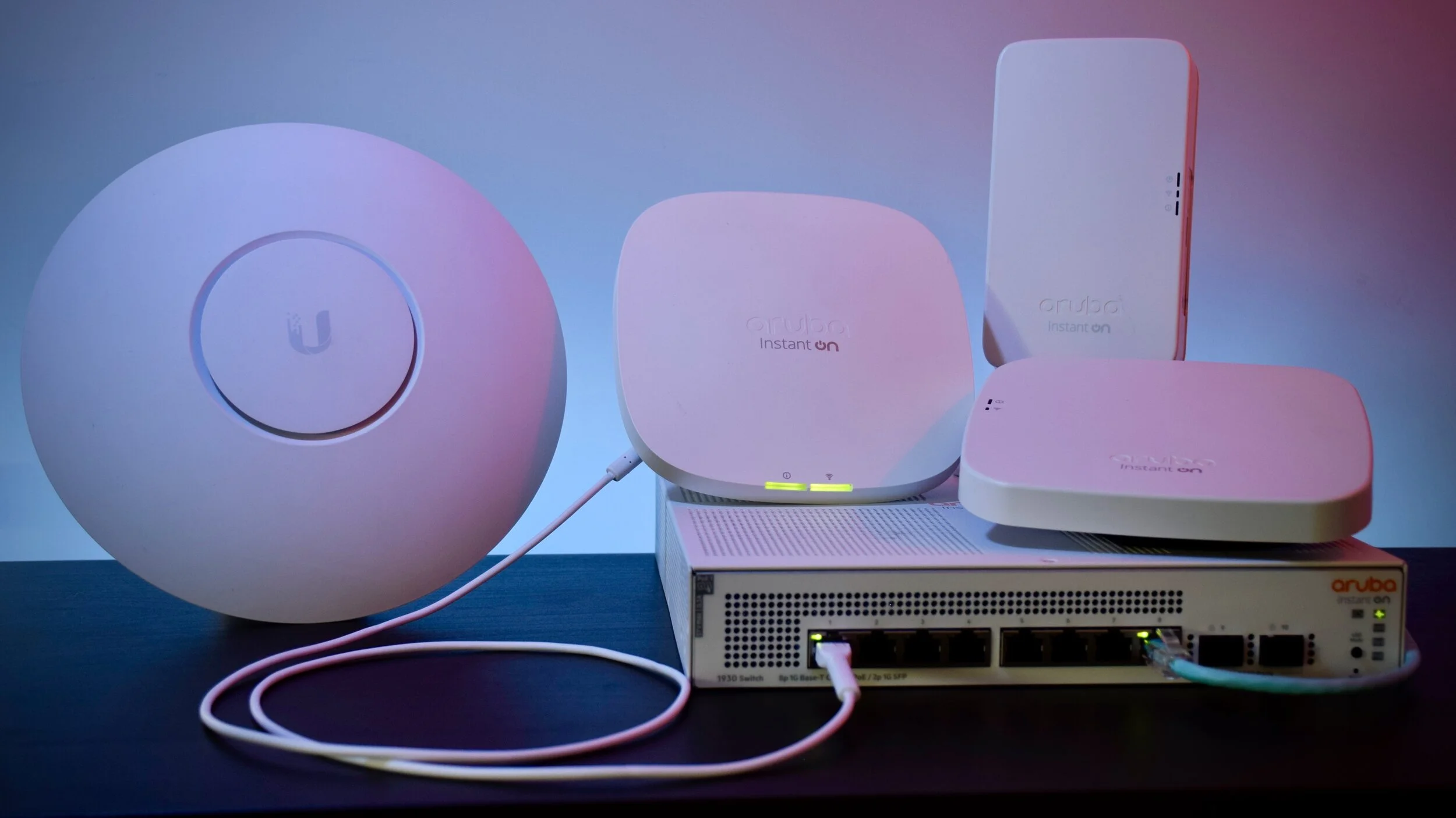 Wi-Fi Speed Tests — Aruba Instant On vs. UniFi — McCann Tech
