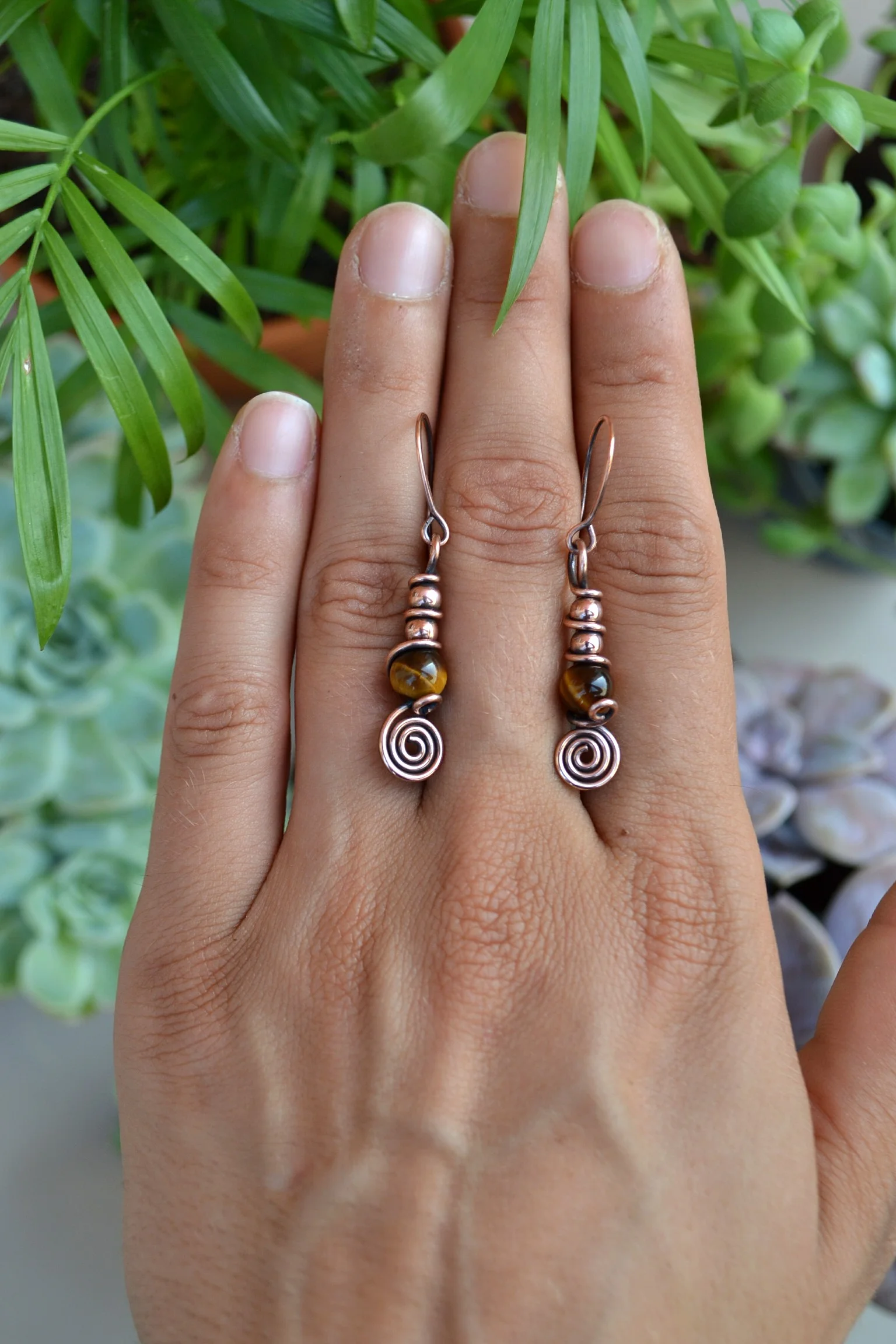 Your Choice Ring! // Copper Gemstone Rings — Abbey Road Collection
