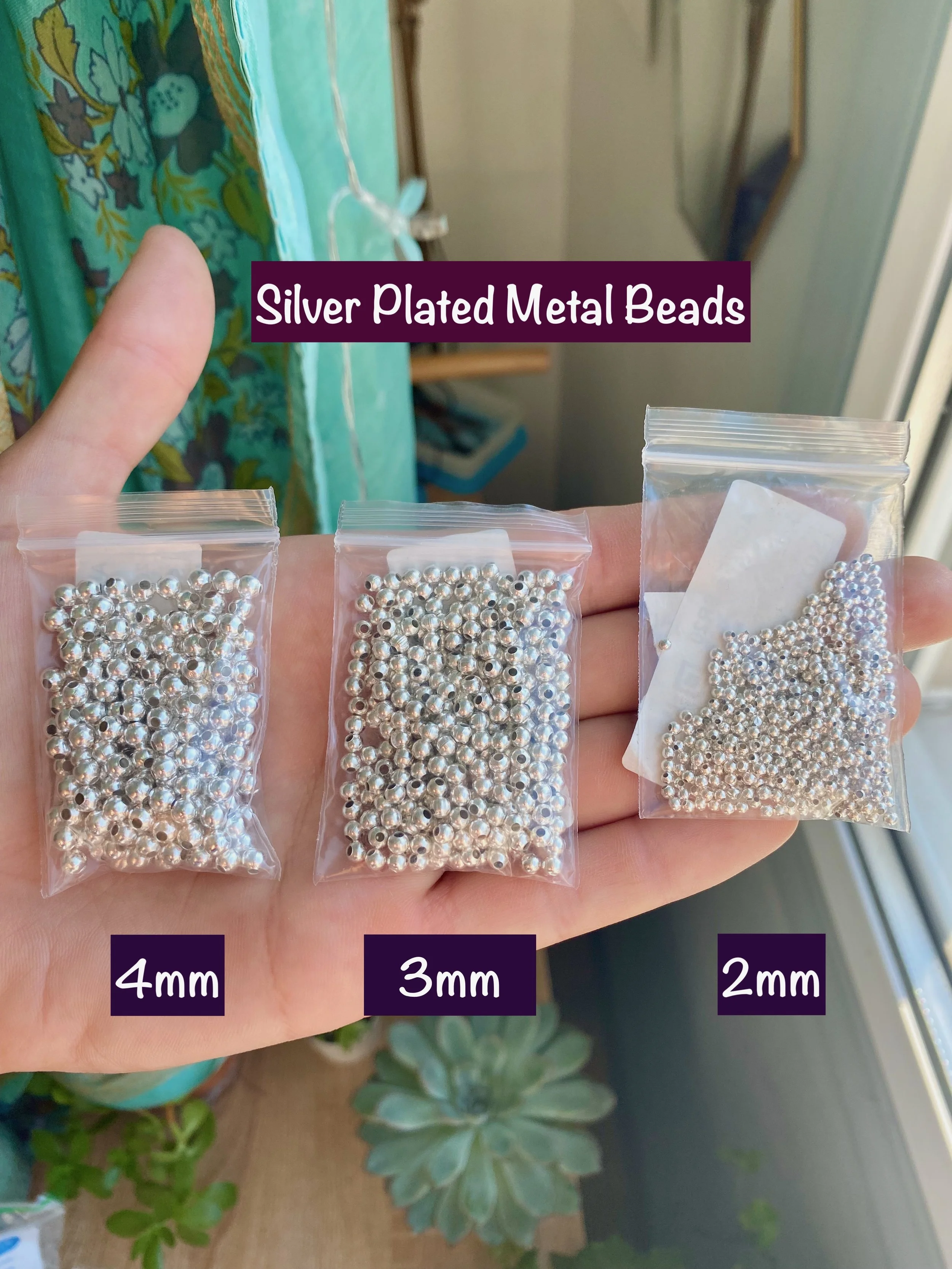 Natural Mother of Pearl Moon Shell Beads — Abbey Road Collection