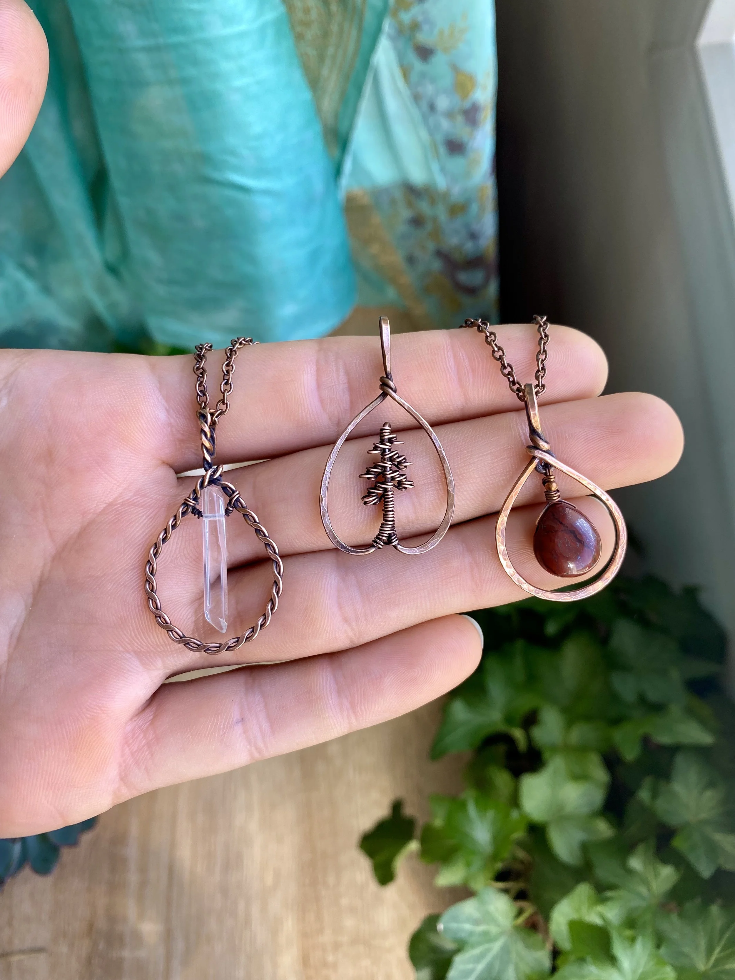 Your Choice Ring! // Copper Gemstone Rings — Abbey Road Collection