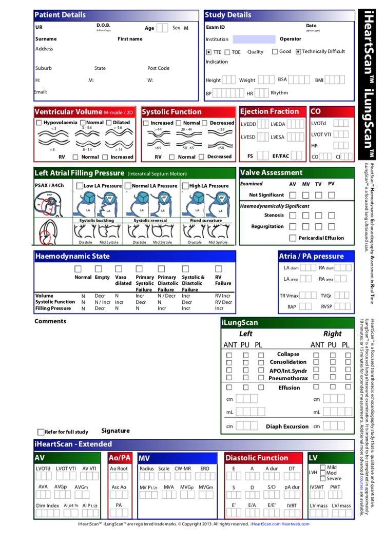 Ultrasound worksheets — Albany Critical Care Education