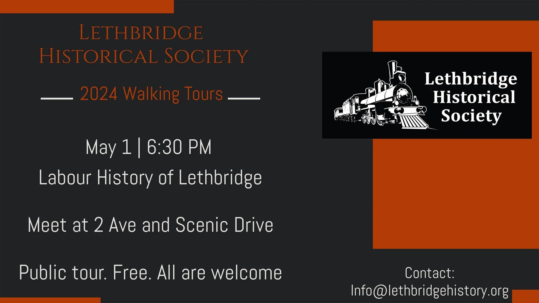 Events — Lethbridge Historical Society