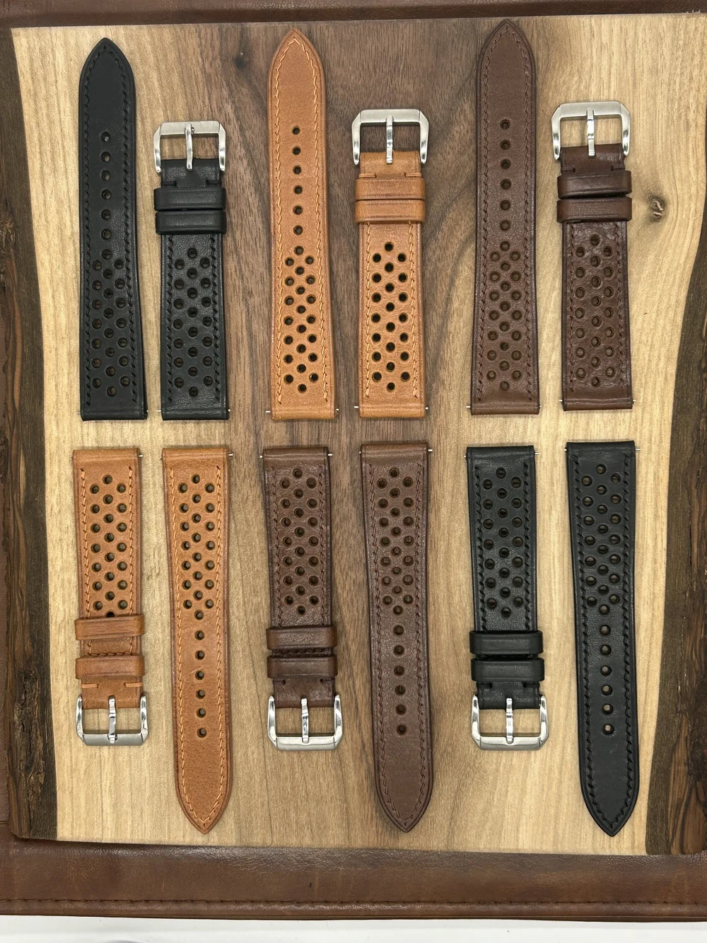 Classic and Exotic Handmade Leather Watch Straps