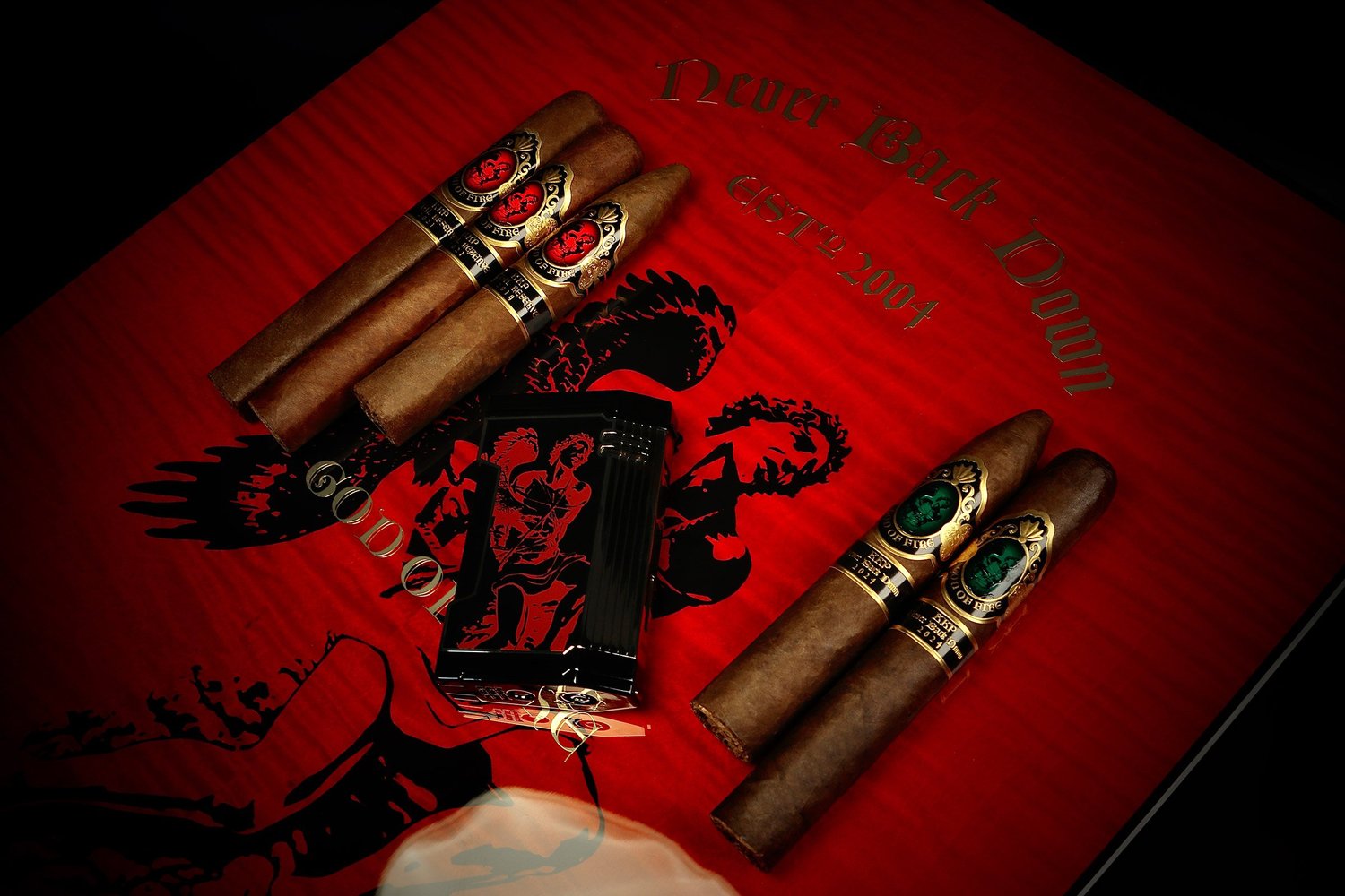 God of Fire KKP Never Back Down | God of Fire - Rare Vintage Premium Cigars
