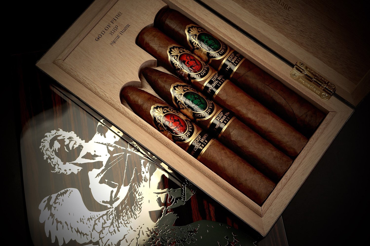 God of Fire KKP Never Back Down | God of Fire - Rare Vintage Premium Cigars