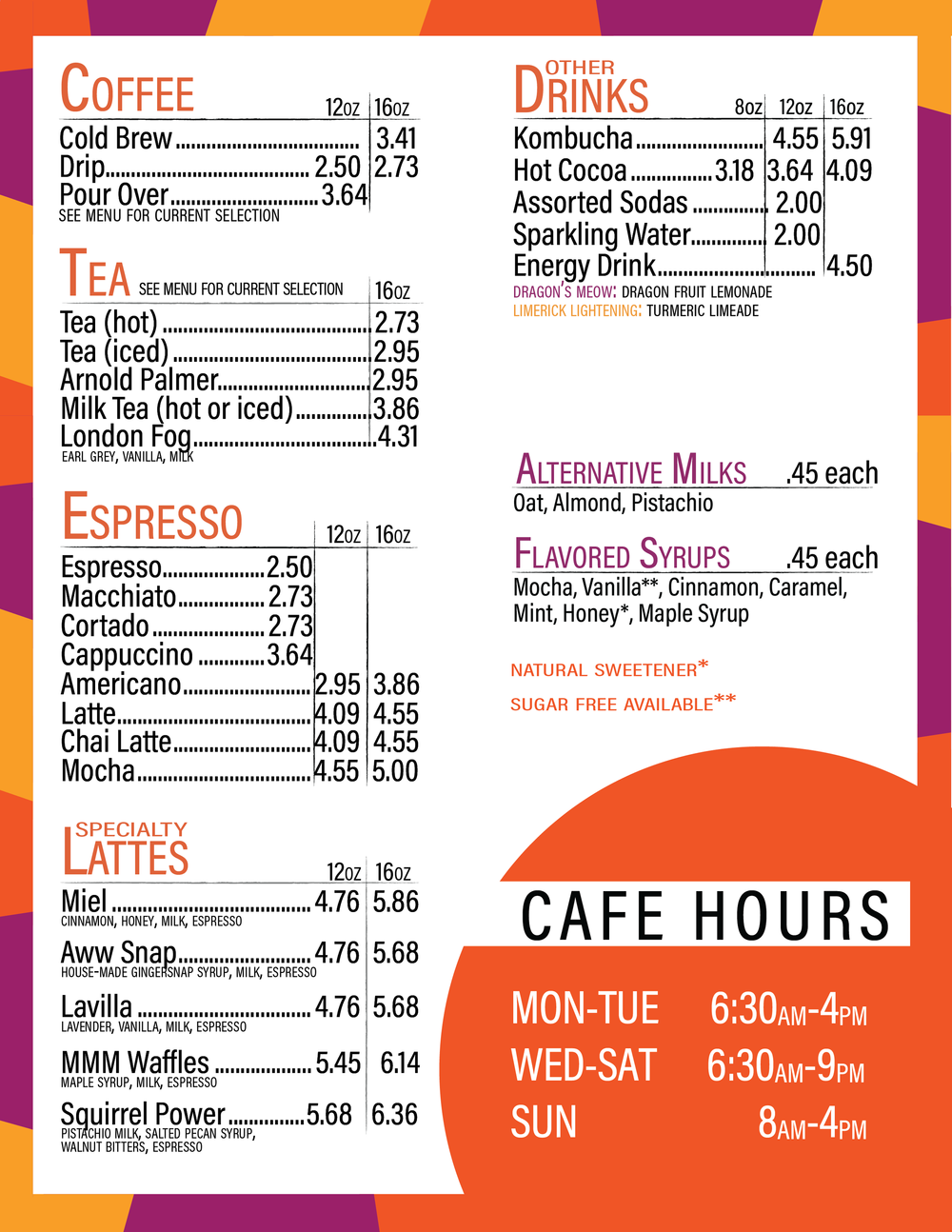 Coffee — Off the Wall