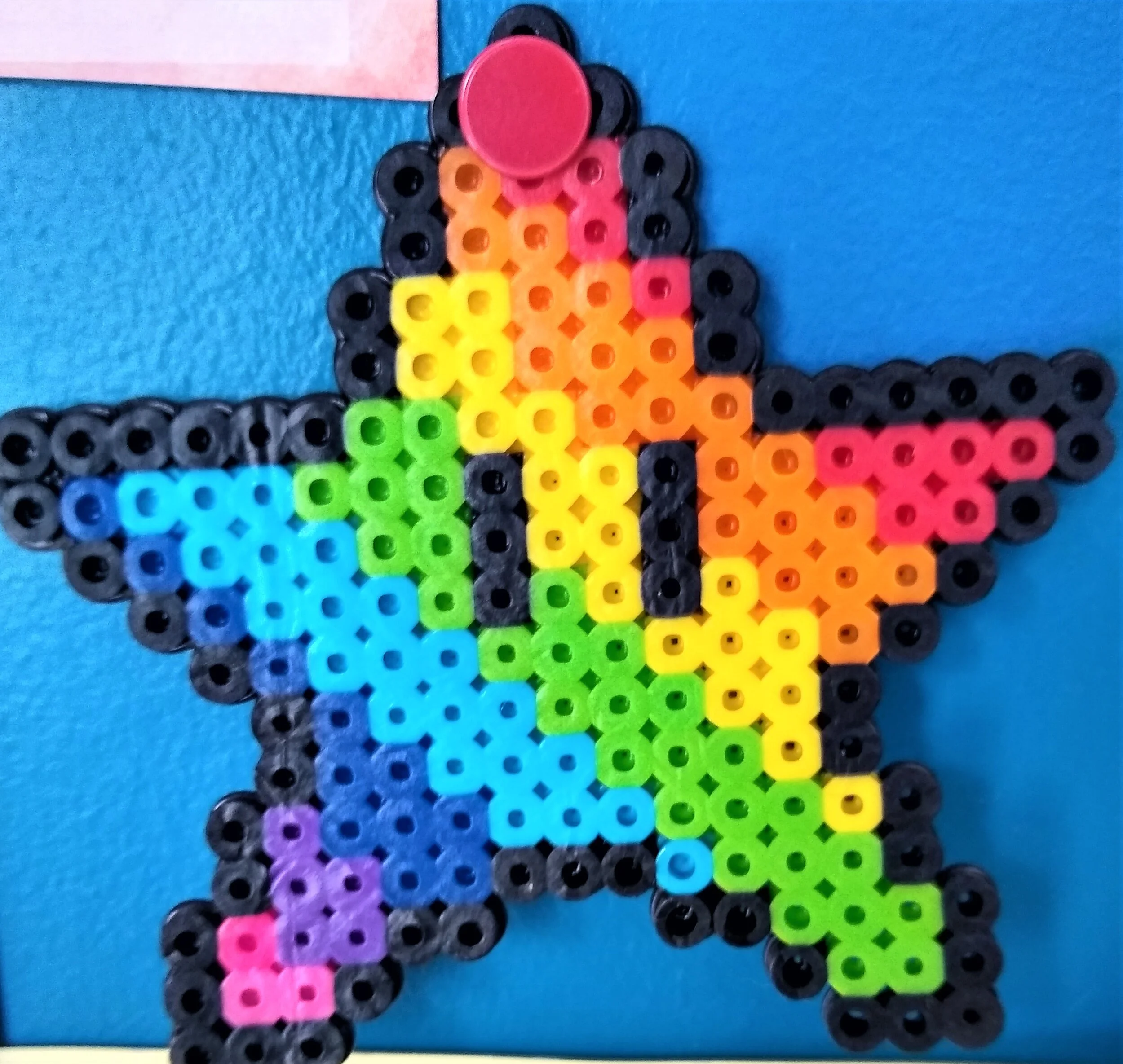 Mario Star Perler