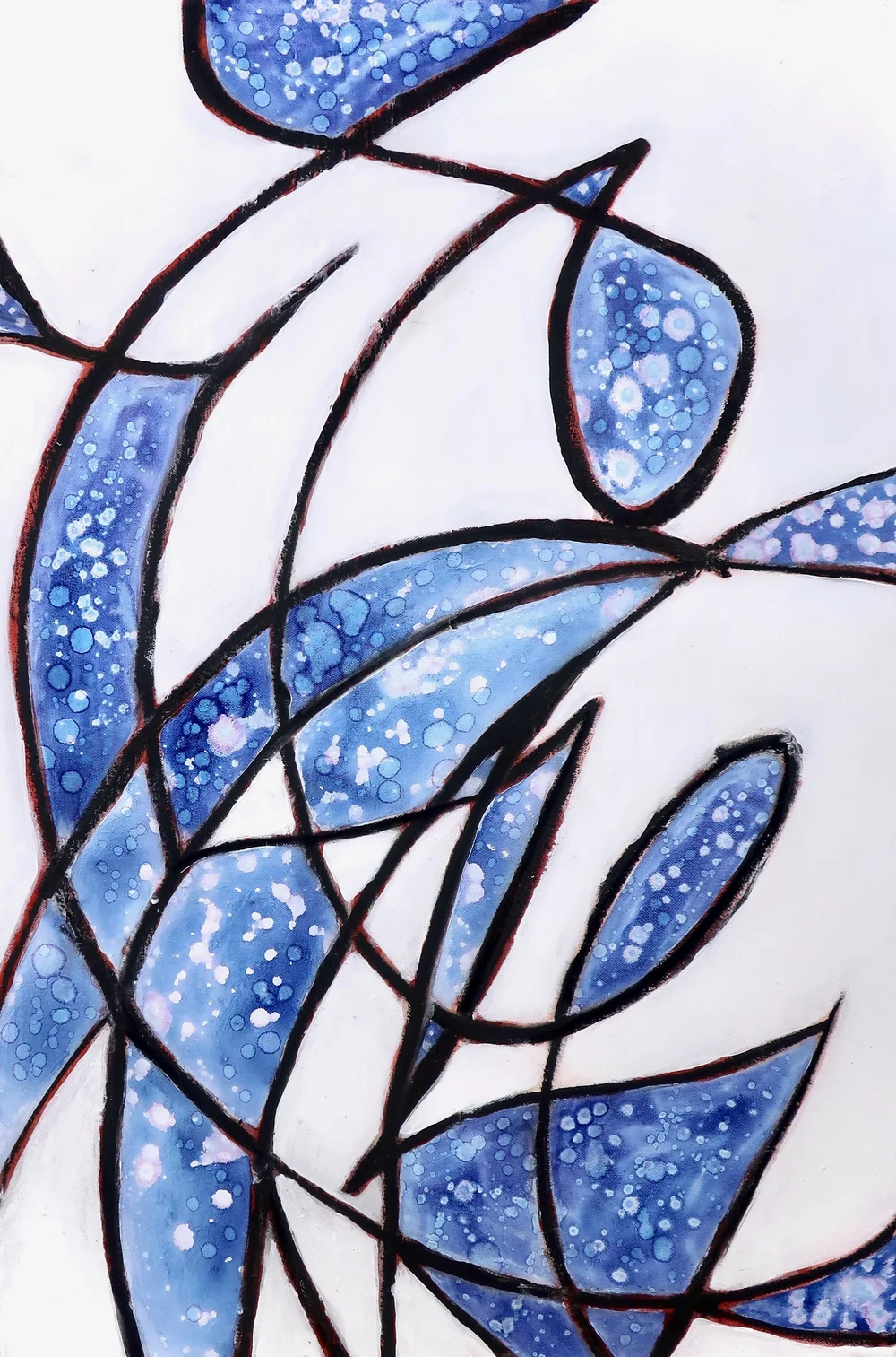 Abstract Glass Painting Outlines