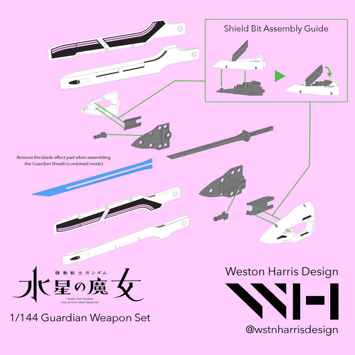 Guardian Weapon Set Assembly Guide — Weston Harris