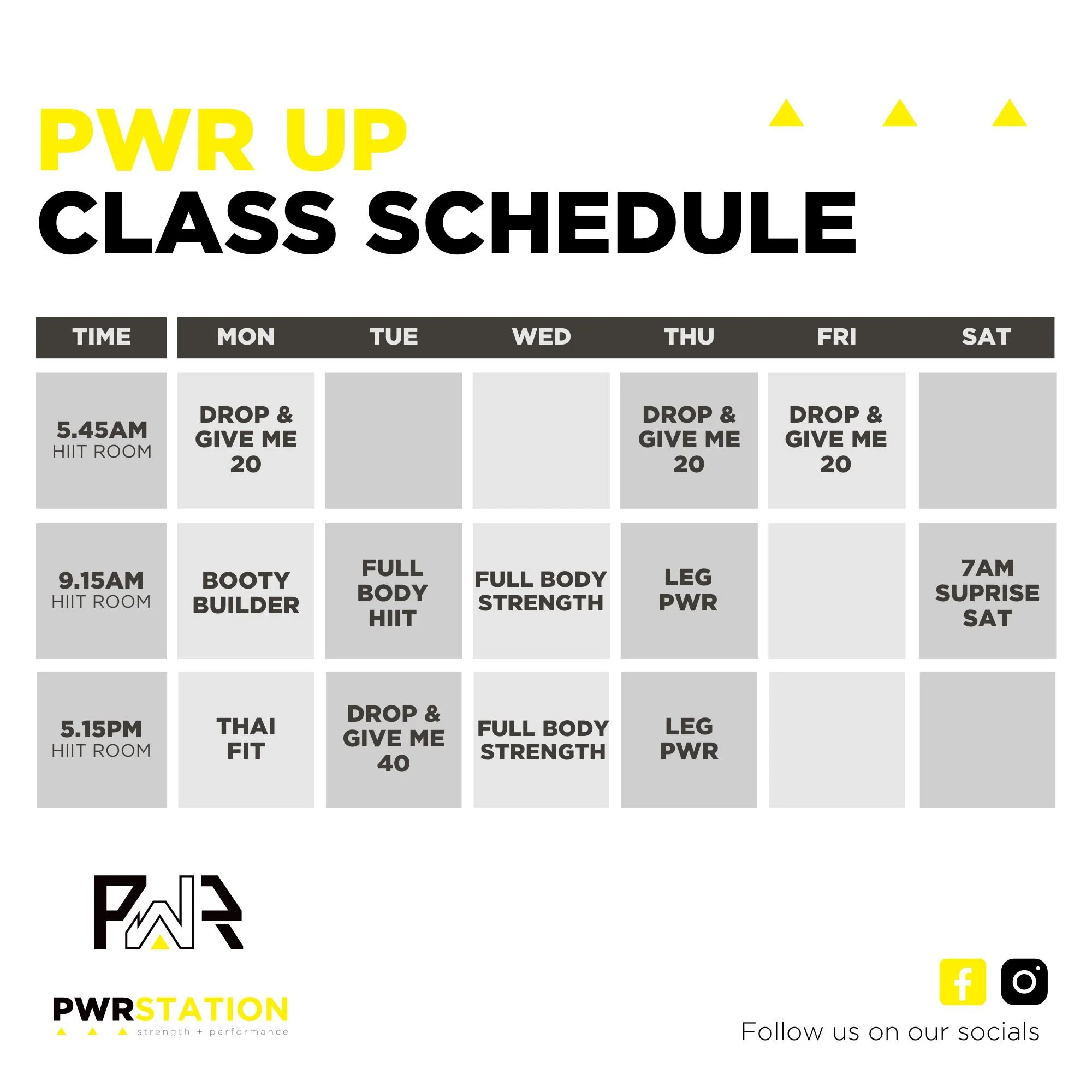 Classes — PWR STATION MACKAY