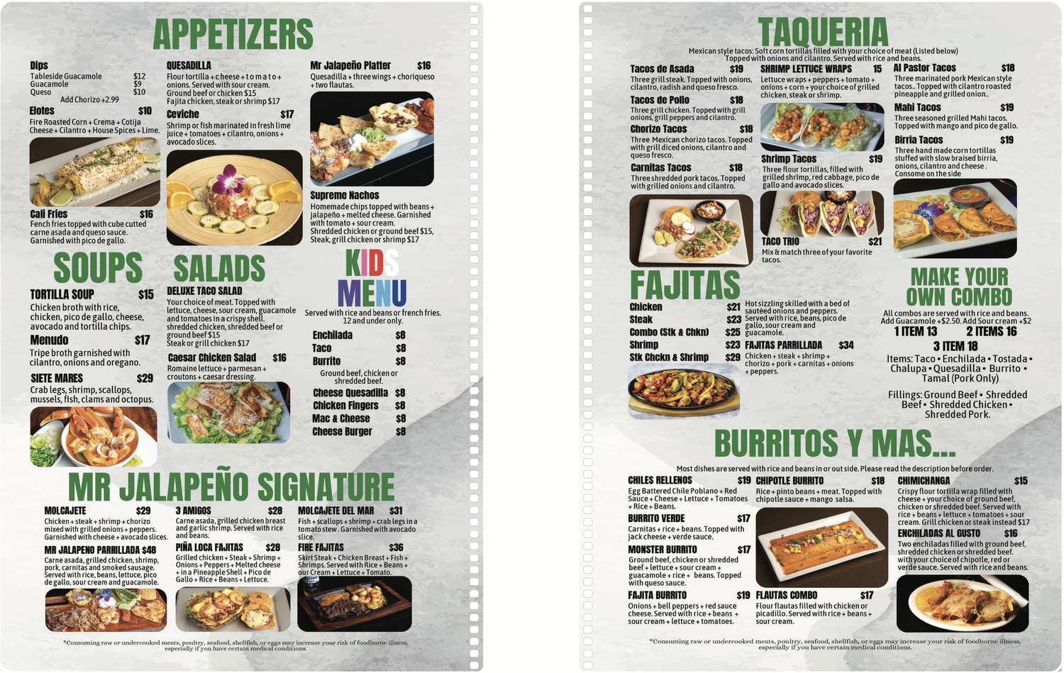 SEE OUR MENU — Mr Jalapeno