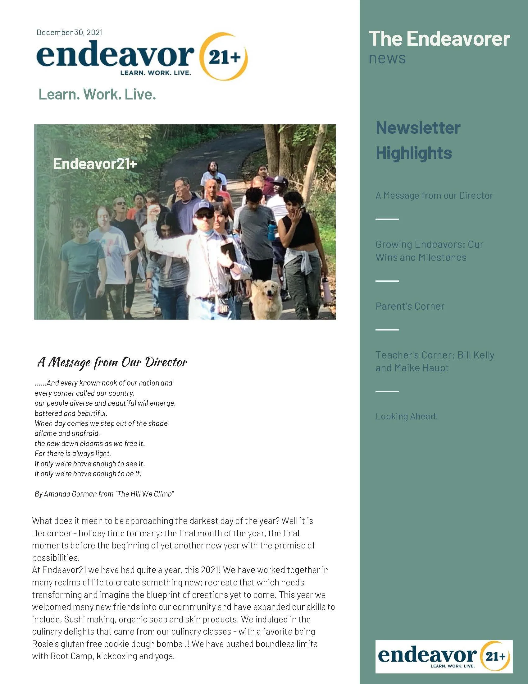 Endeavor 21+ Foundation