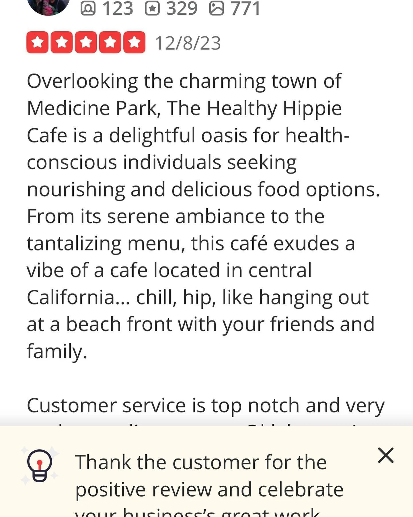 THE HEALTHY HIPPIE CAFE