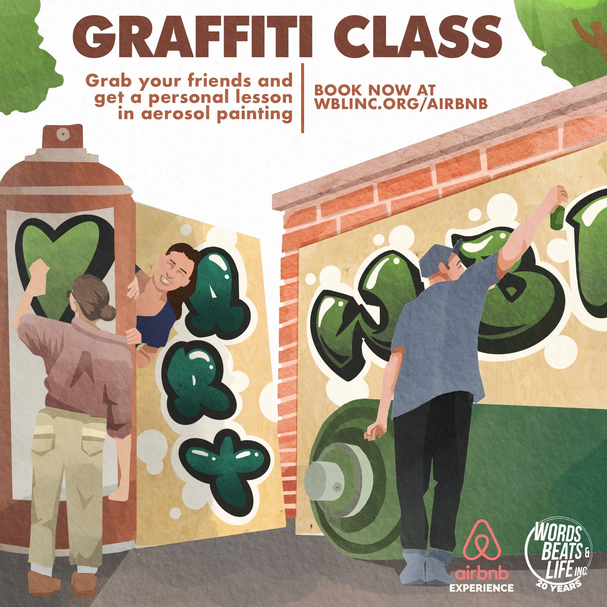 Airbnb - Graffiti Class — Words Beats & Life Inc.