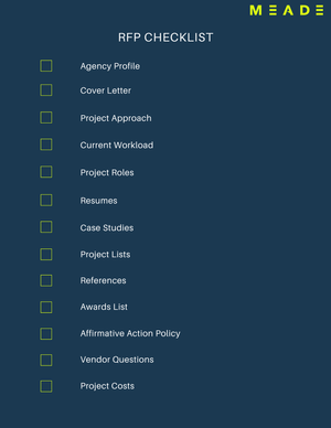 The Ultimate RFP Checklist | Business Coach for Agencies — Creative ...