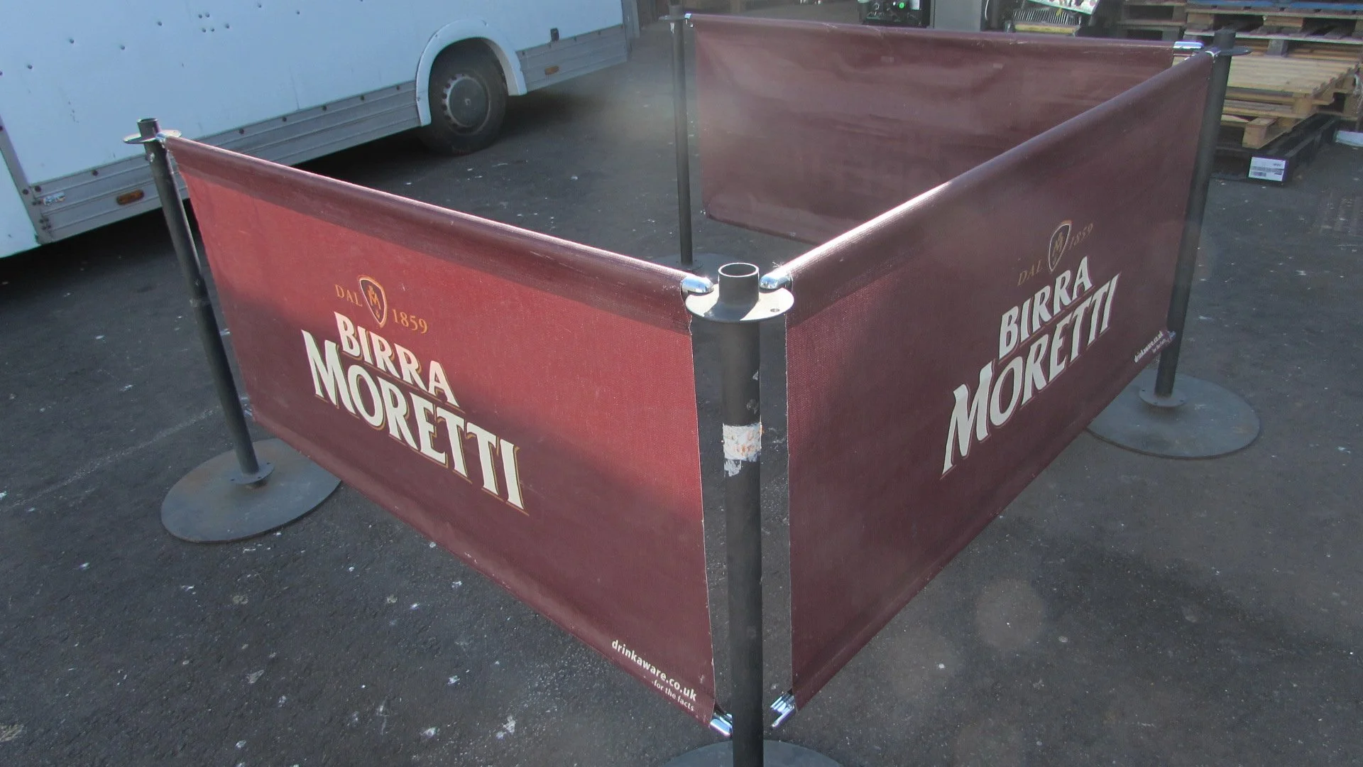 Birra Moretti 3 Section Banner — SER Furniture