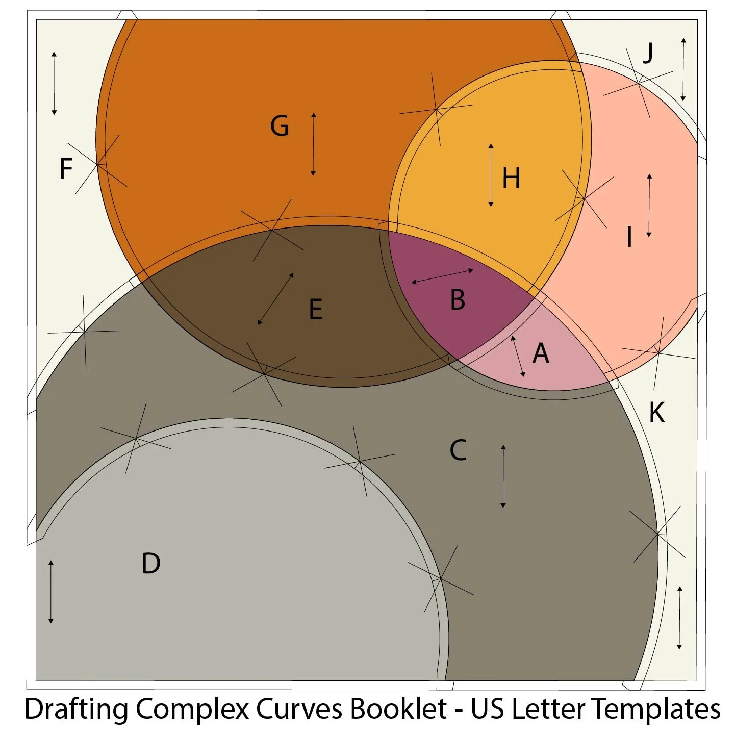 Drafting Complex Curves Booklet Digital Download US Letter Size drafting-complex-curves-booklet-digital-download-us-letter-size