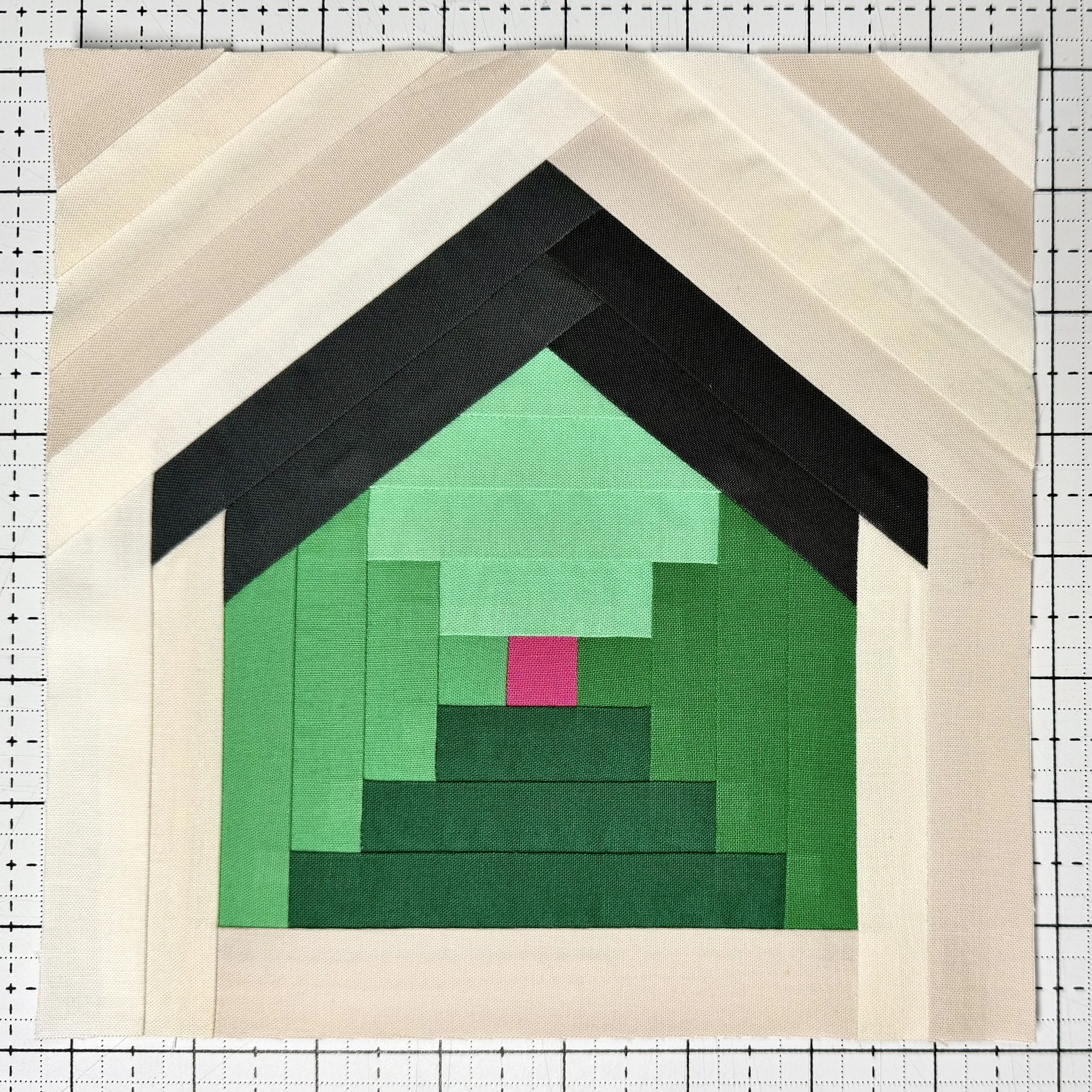 Building A Village Quilt Block — COTTON & BOURBON