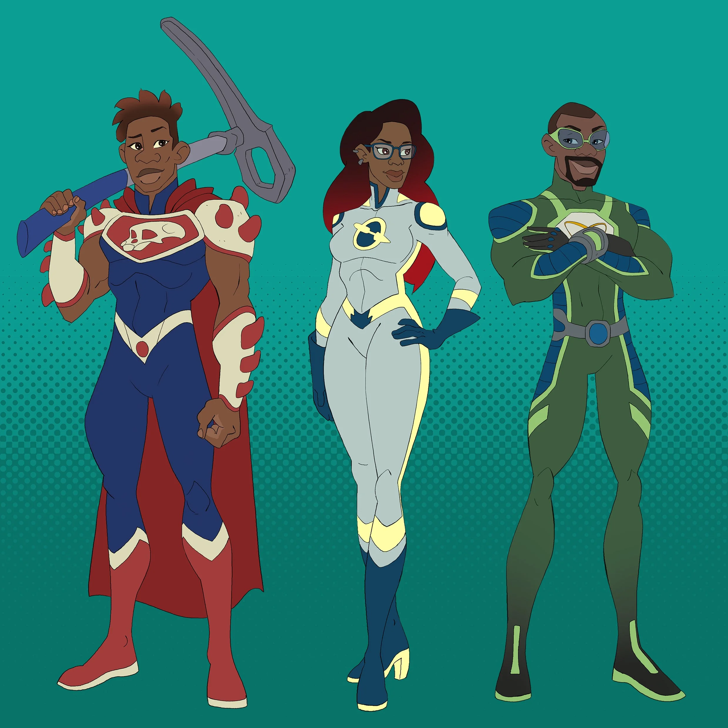 Animation Pilot Characters — SuperScientists