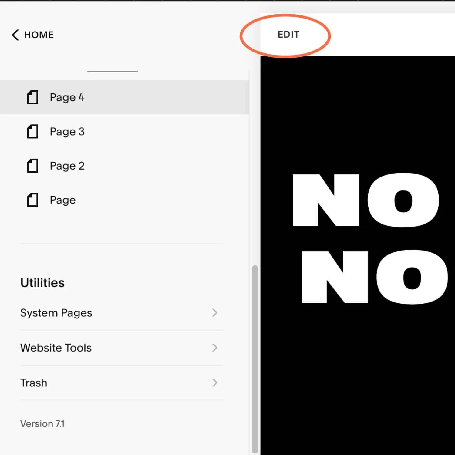 How to remove the header and footer from a single page in Squarespace 7.1. — Website Design ...