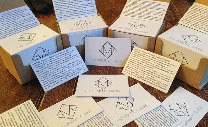 Movement Card - Get involved! — PARKOUR OUTREACH CIC