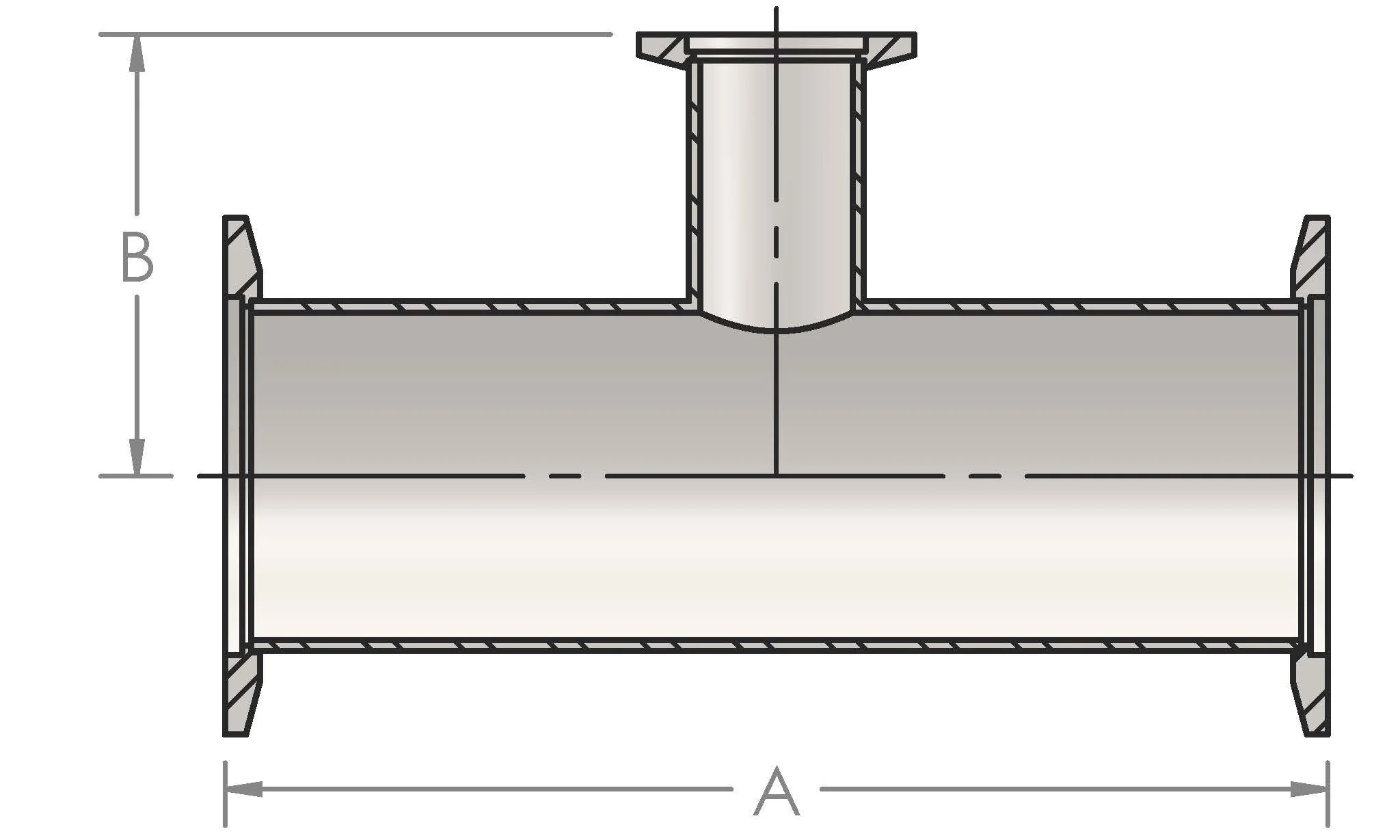 KF/NW Reducing Tee — HIS Innovations Group