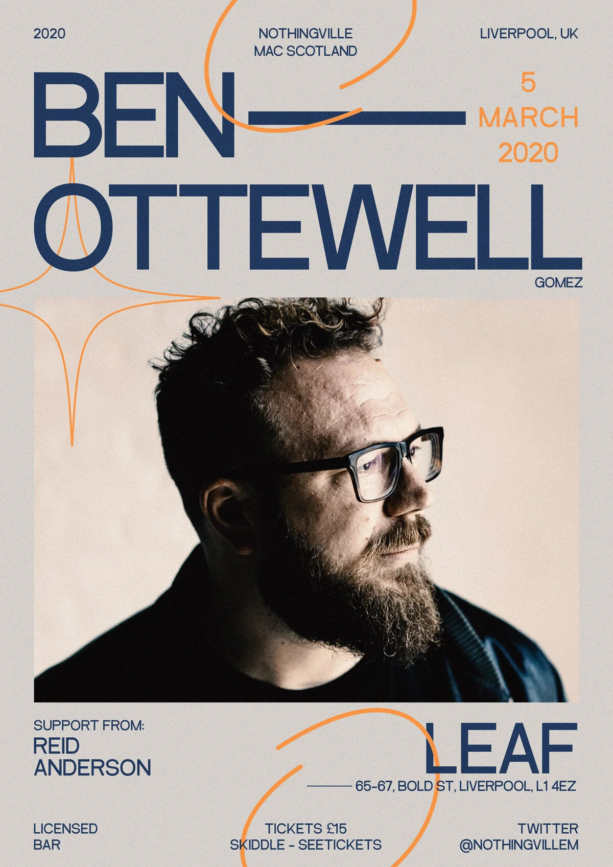 Ben Ottewell Live — LEAF