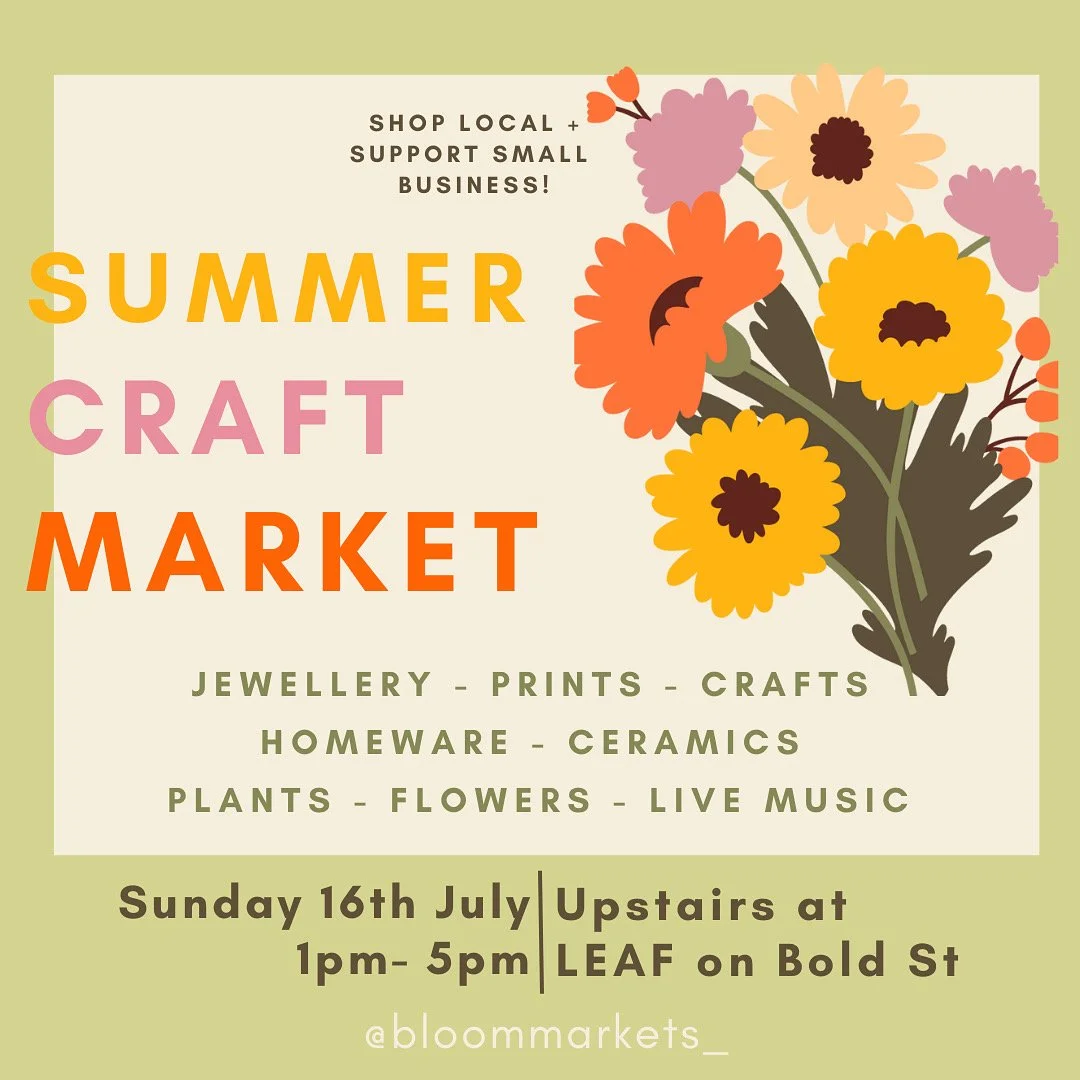 LEAF Summer Craft Market — LEAF